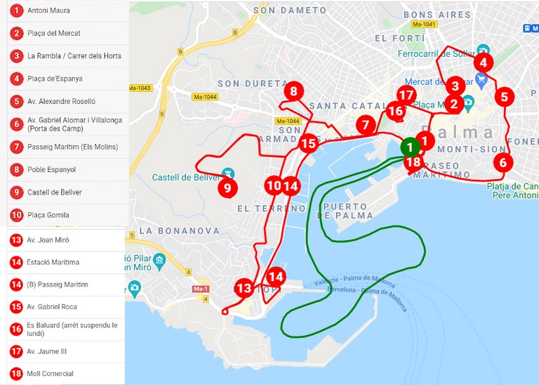 Escale à Palma de Majorque