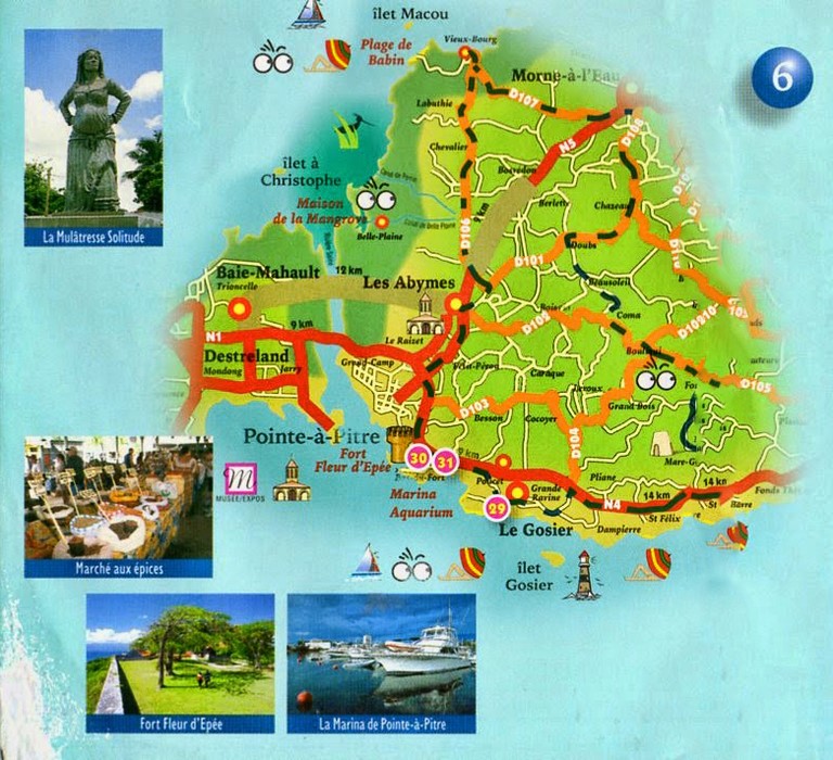 escale de croisière à Pointe à pitre